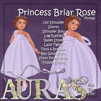 Second Life Marketplace - *Aura's* Princess Briar Rose Formal (Lilac ...