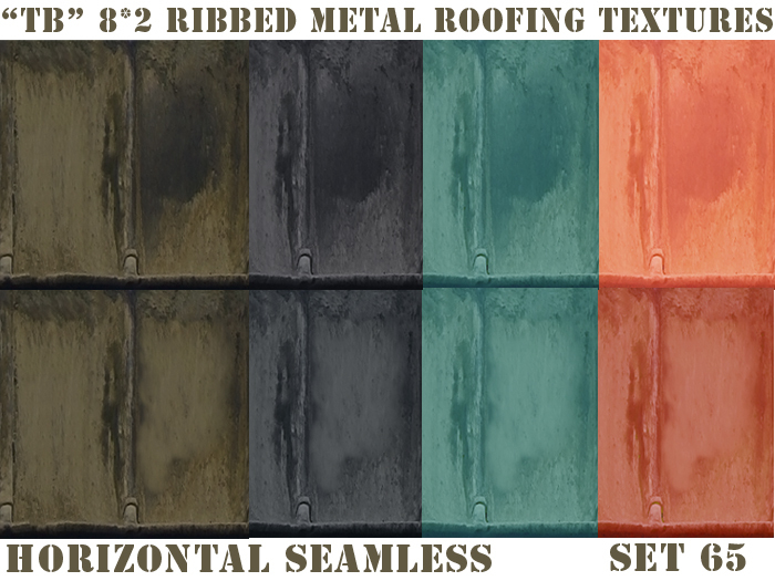 Second Life Marketplace - Twice Baked 8*2 horizontal seamless ribbed ...