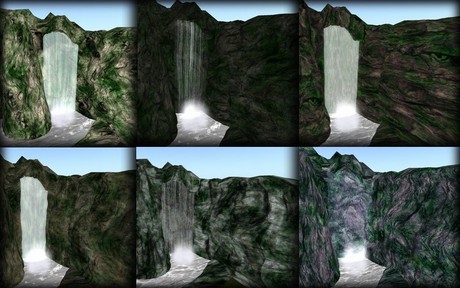 Second Life Marketplace - 26 waterfall textures+scripts,sounds,mist ...