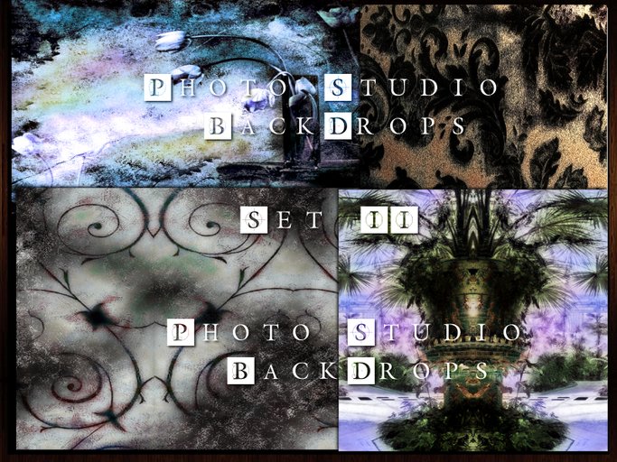 Second Life Marketplace - PNM PHOTO STUDIO BACKGROUNDS II SUPERIOR TEXTURES