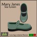 Second Life Marketplace - Duh Mary Janes Sea Green
