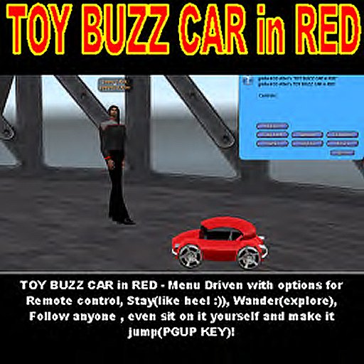 Second Life Marketplace - TOY BUZZ CAR in RED