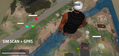 Second Life Marketplace - Sim scan 3d Sim Map gprs system teleport