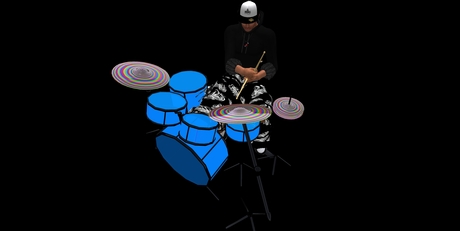 Second Life Marketplace - Drums / Sculpted Percussion - Multi Colors ...