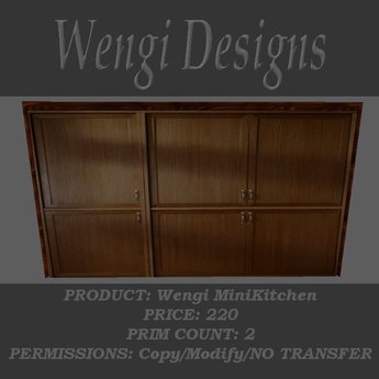 Second Life Marketplace - Wengi MiniKitchen