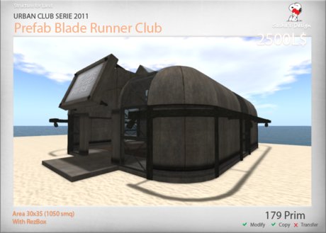 Second Life Marketplace - **PROMO SAVE 60%** Prefab Blade Runner Club ...