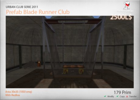 Second Life Marketplace - **PROMO SAVE 60%** Prefab Blade Runner Club ...