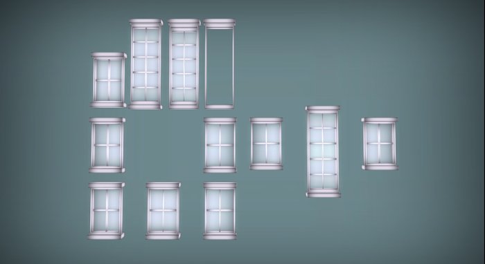 Second Life Marketplace - [intu.it] Window & Door Sculpt Pack - Old ...