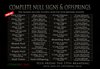 Second Life Marketplace - COMPLETE NULL SIGNS & OFFSPRING SIGNS