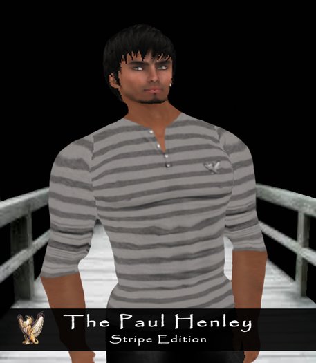Second Life Marketplace - LR**The Paul Henley Stripe Edition, Lt. Gray**