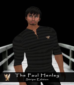 Second Life Marketplace - LR**The Paul Henley Stripe Edition, Coal**
