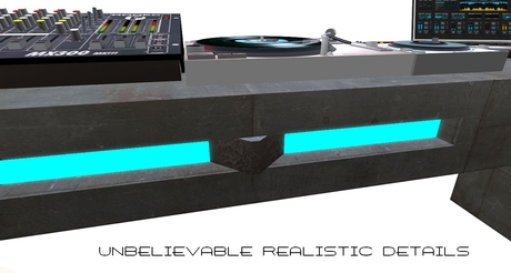 Second Life Marketplace - Tectron professional deejay booth - DJ booth ...