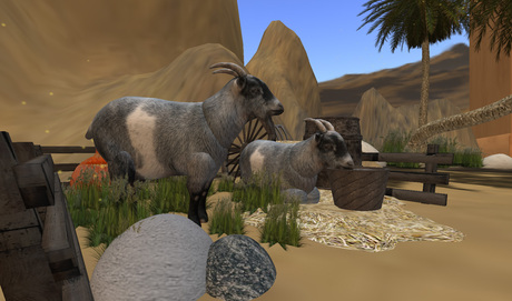 Second Life Marketplace - Goats Stable (Boxed)