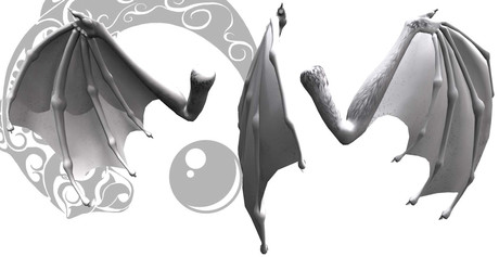 Second Life Marketplace - [FAUX] Furry Wings Small
