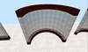 Second Life Marketplace - TM Half-Cylindrical Glass and Wood Wall Room ...
