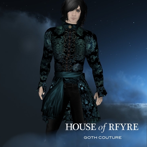 Second Life Marketplace - RFyre Viscount Black Seas Baroque - Baked On ...