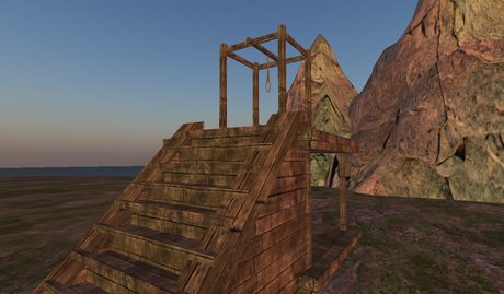 Second Life Marketplace - Gallows with hanging animation