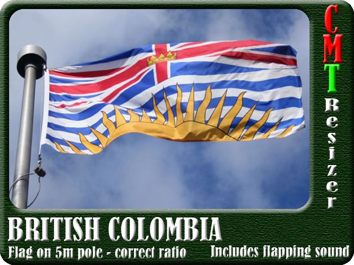 Second Life Marketplace - *TGA* Flag of British Colombia 1960 5m w ...