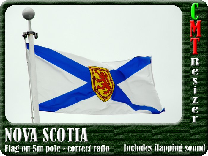 Second Life Marketplace - *TGA* Flag of Nova Scotia 1929 5m w/sound ...