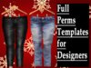 Second Life Marketplace - FULL PERMS TEMPLATES FOR CLOTHING DESIGNERS