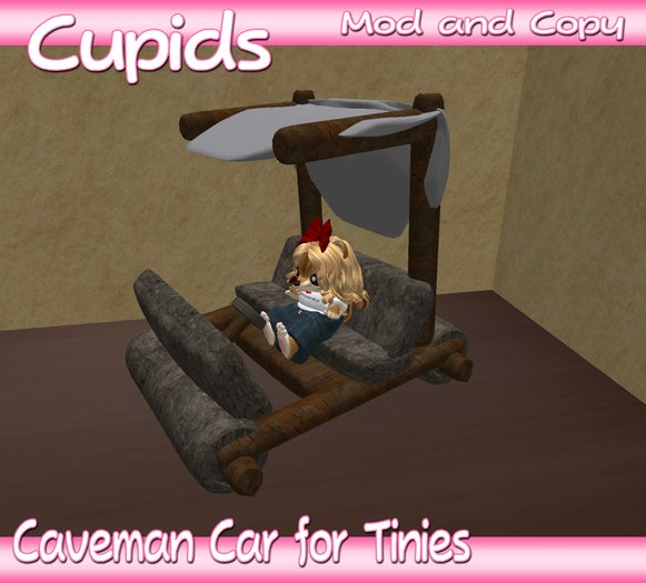 Second Life Marketplace - *CUPIDS* Caveman Car for Tinies