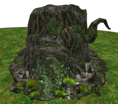 Second Life Marketplace - Tree Stump Cave ( for cave grotto cavern ...