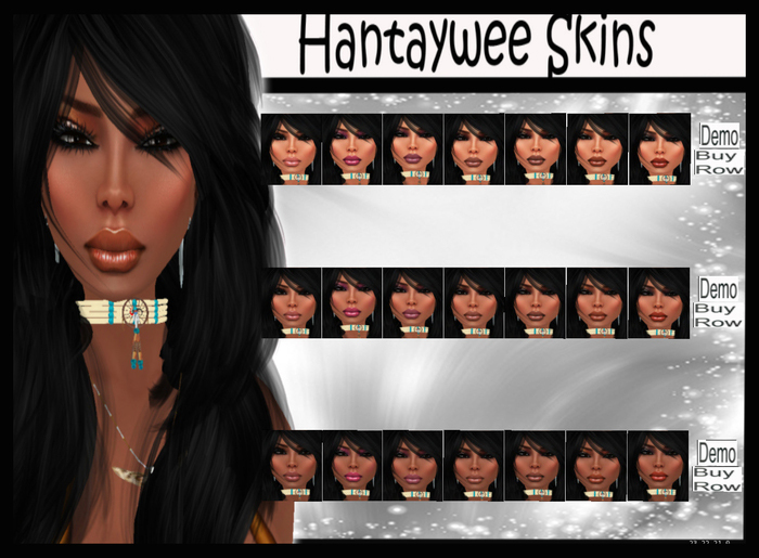 Second Life Marketplace - 7 Hantaywee Native Skins Tan