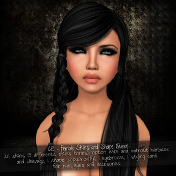 Second Life Marketplace - C.E - Female Skins and Shape Queen