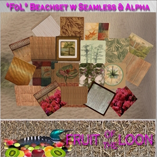 Second Life Marketplace - *FoL* Textures - Beach & Ocean Themeset Pack