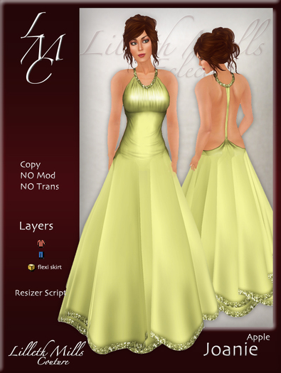 Second Life Marketplace - LMC Joanie - Apple - stunning low back ...