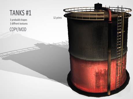 Second Life Marketplace - [FLOWS] TANK #1
