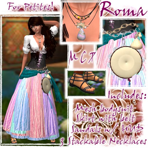 Second Life Marketplace - Roma - Pastel *FOR PETITES MESH AVATARS*