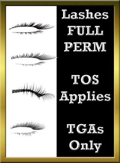 Second Life Marketplace - Lashes Full Perm Textures