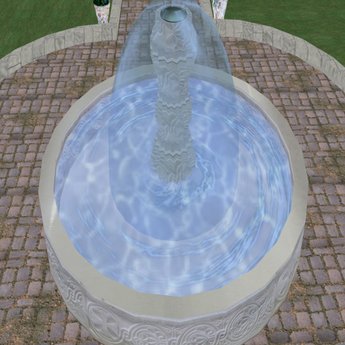 Second Life Marketplace - Fountain With Garden