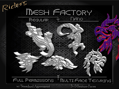 Second Life Marketplace - Riders - Full Permission Mesh, NANO Incl ...