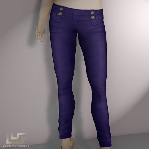 Second Life Marketplace - *VEXTRA FASHION* "Military" Skinny Pants - Purple