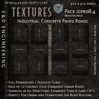 Second Life Marketplace - [ICPR08.4] 12 Edge-Darkened, Grungy Urban ...