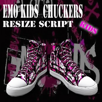 Second Life Marketplace - EMO KIDS CHUCKERS