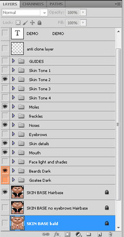 Second Life Marketplace - Romeo SKIN- CREATOR Kit Template-HQ ...