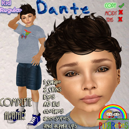 Second Life Marketplace - *-*Purretes*-* -Child Complete Avatar Dante