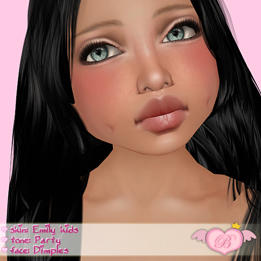 Second Life Marketplace - :*BABY*: Emily Skin {Party} Dimples - For kids