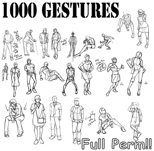 Second Life Marketplace - 1000 Full Perm Gestures