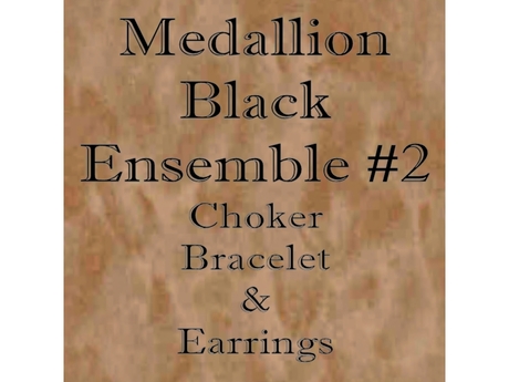 Second Life Marketplace - Medallion Black Ensemble #2 - BOX