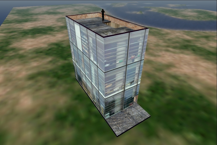 Second Life Marketplace - Xchaks 3-Story Glass Building