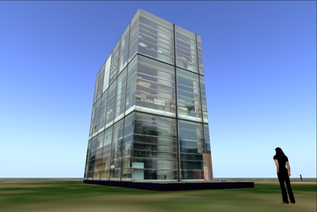Second Life Marketplace - Xchaks 3-Story Glass Building