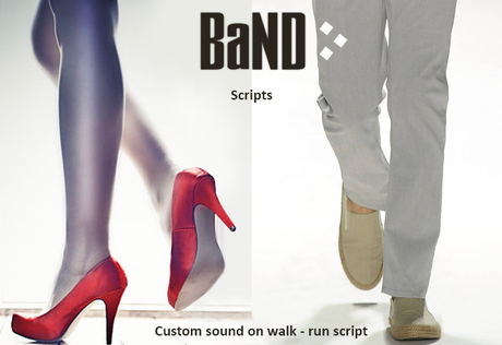 Second Life Marketplace - BaND:. Script for Custom Walking Running sounds