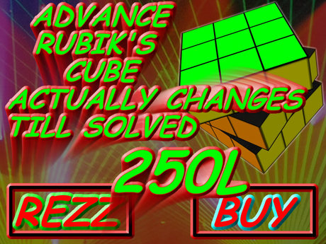 Second Life Marketplace - Advance Rubic's Cube (Tip Jar)