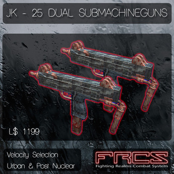 Second Life Marketplace - JK-25 Dual Submachine Guns