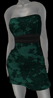 Second Life Marketplace - ~Blacklace~ Coquette: Seduction Turquoise ...