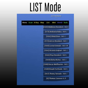 Second Life Marketplace - Secret-Agent HUD, by Thomas Conover